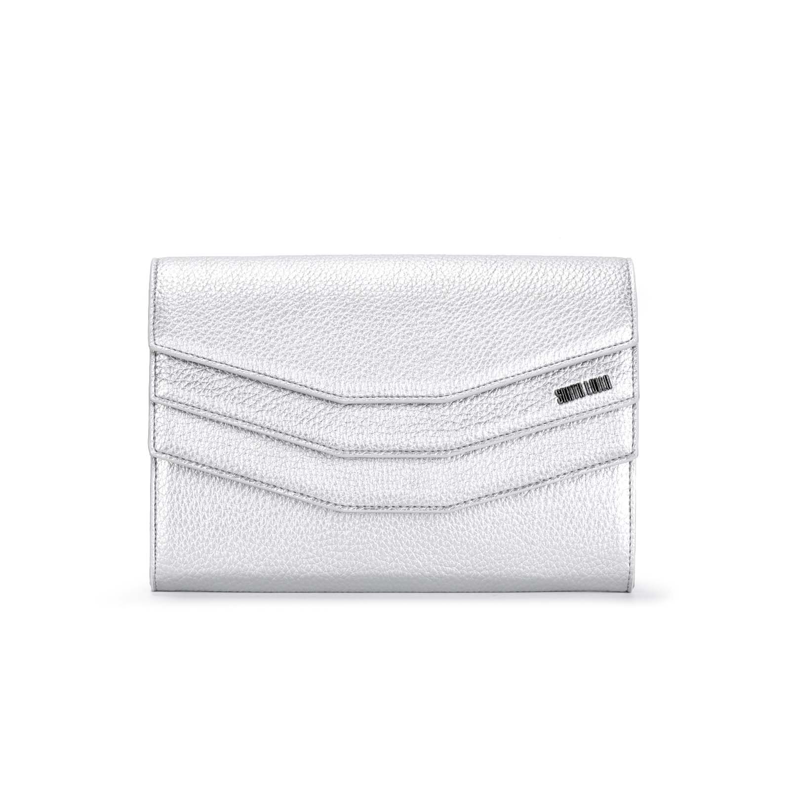 Clutch De Mão Floater Prata - Santa Lolla