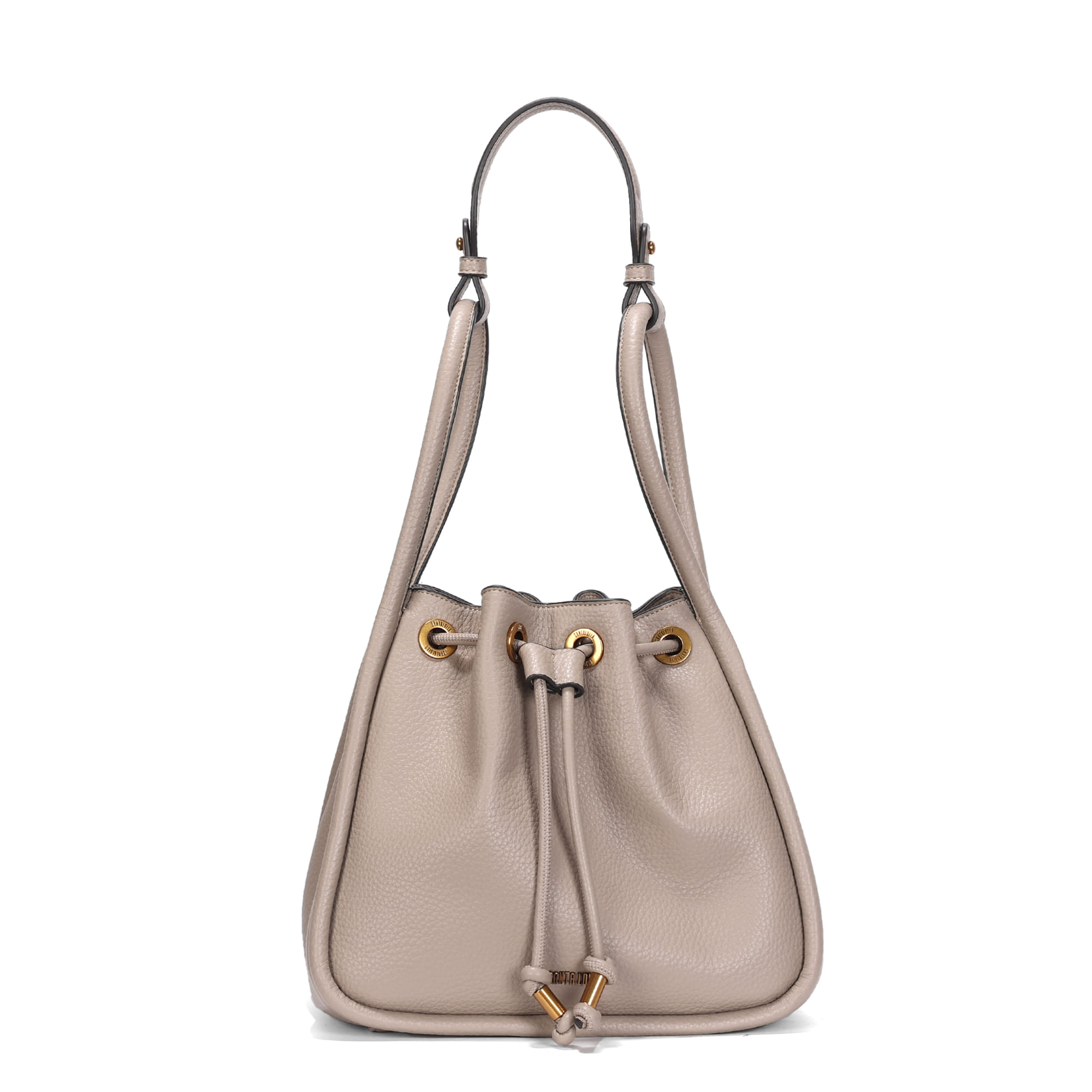 Bolsa Bucket Grande Floater Cinza Granito Alça De Ombro - Santa Lolla