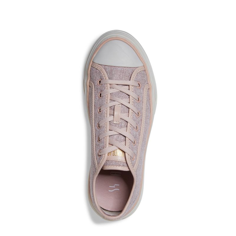 Tênis Poly Linen Wolf Rosa - Santa Lolla