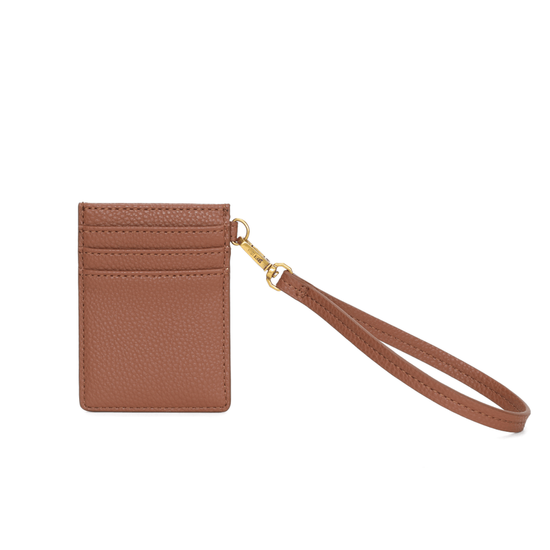 Porta Cartão Marrom Couro Floater - Santa Lolla