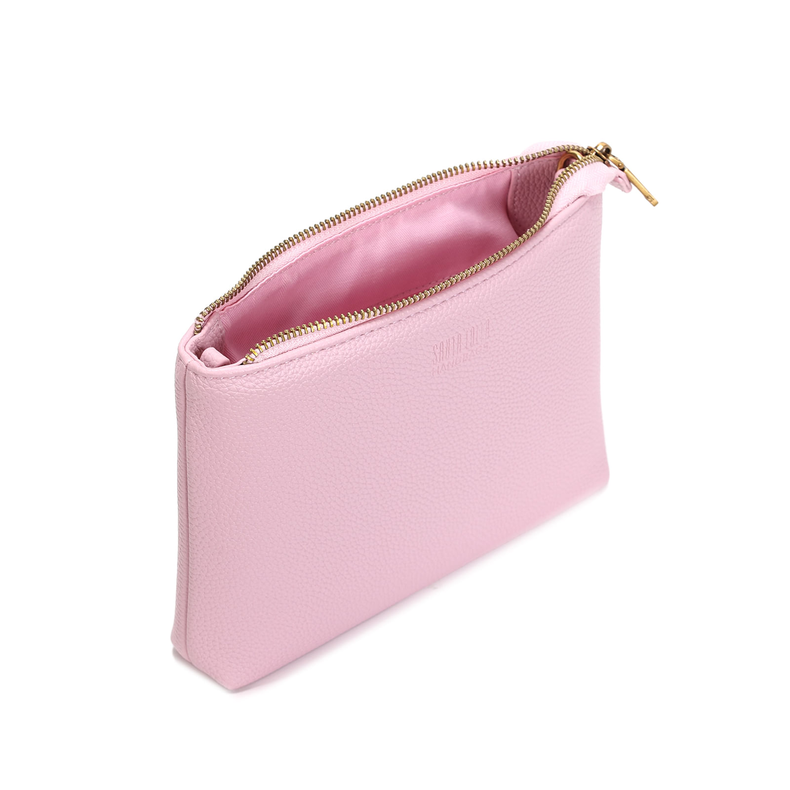 Bolsa Clutch Floater Rosa Cotton Alça Transversal - Santa Lolla