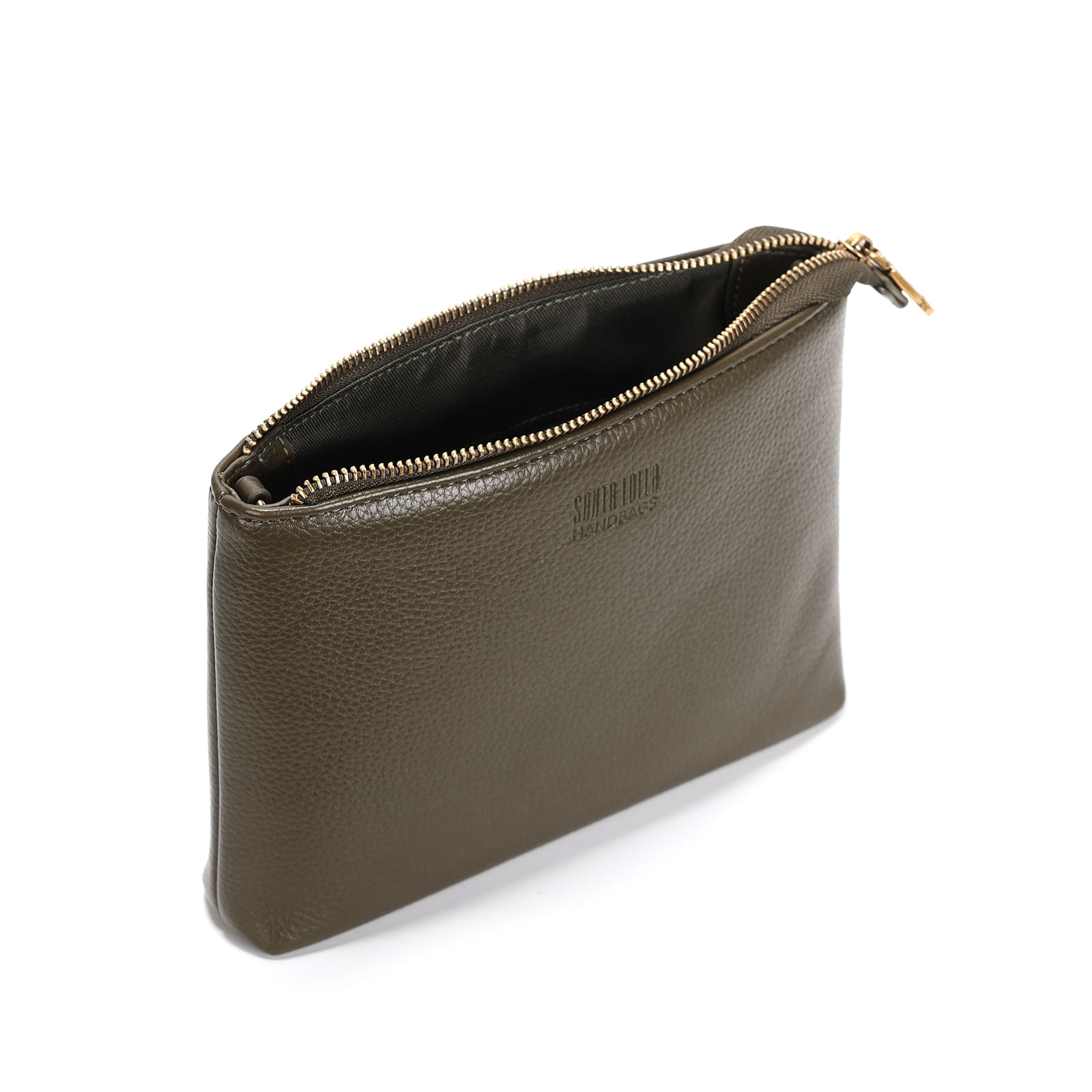Bolsa Clutch Floater Verde Savana Alça Transversal - Santa Lolla