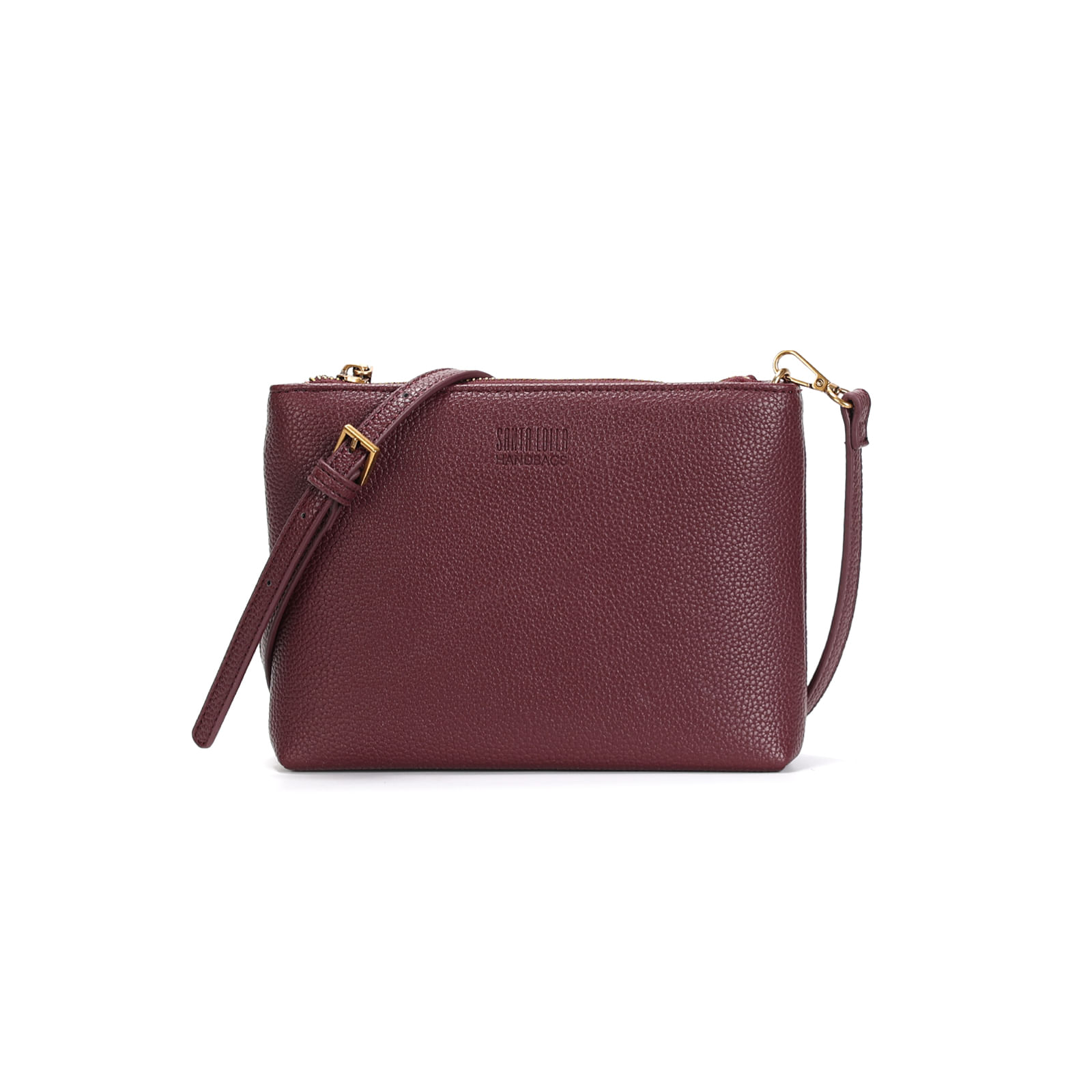 Bolsa Clutch Floater Bordô Alça Transversal - Santa Lolla