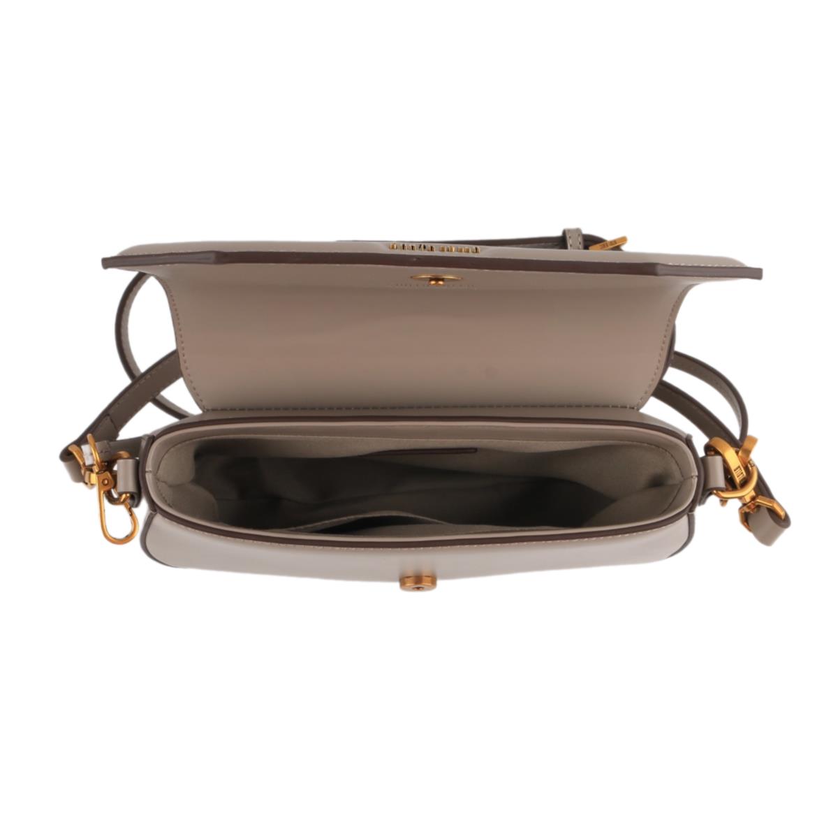 Bolsa Baguete Cinza Soft Alça de Ombro - Santa Lolla