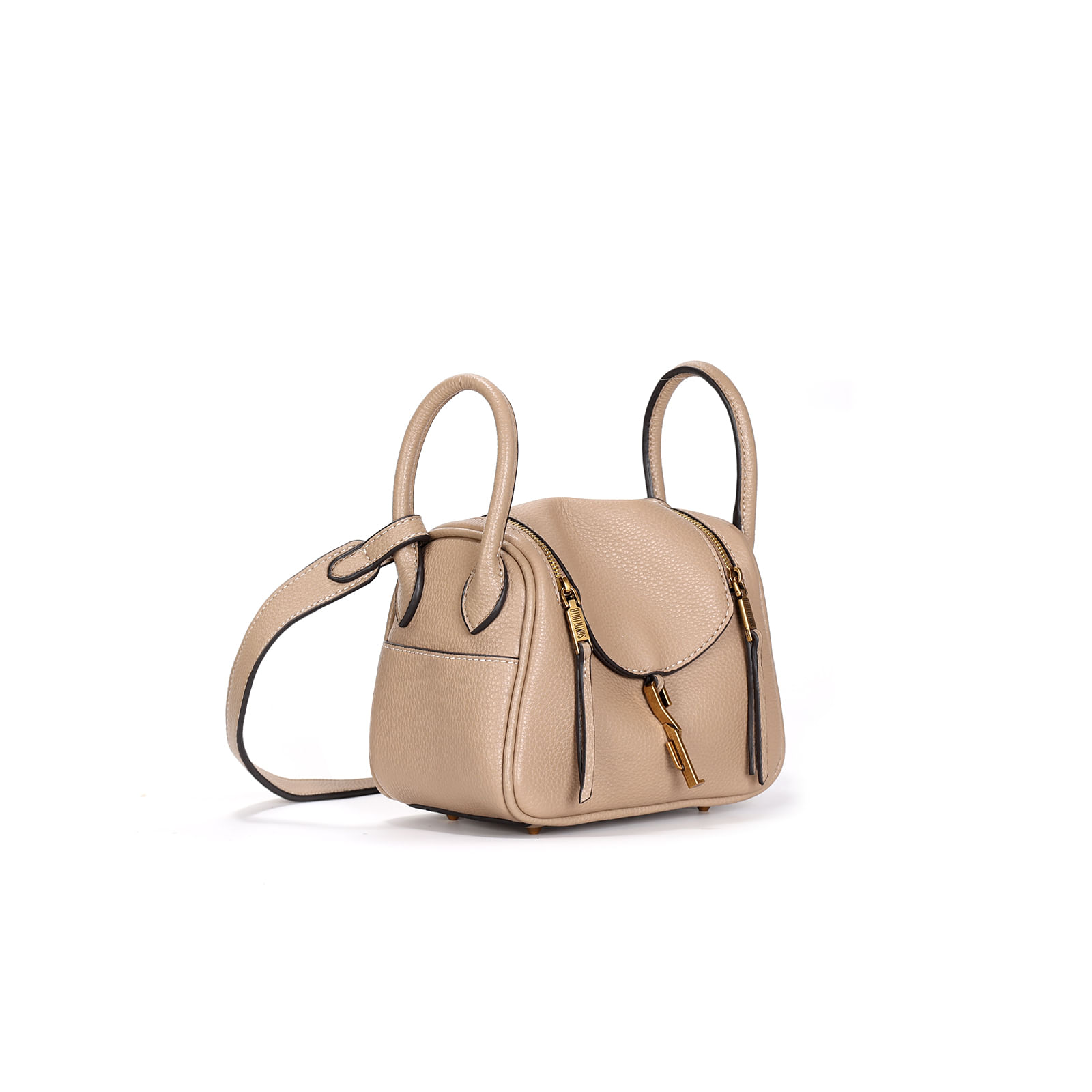 Bolsa Pequena Floater Bege Duas Alças - Santa Lolla